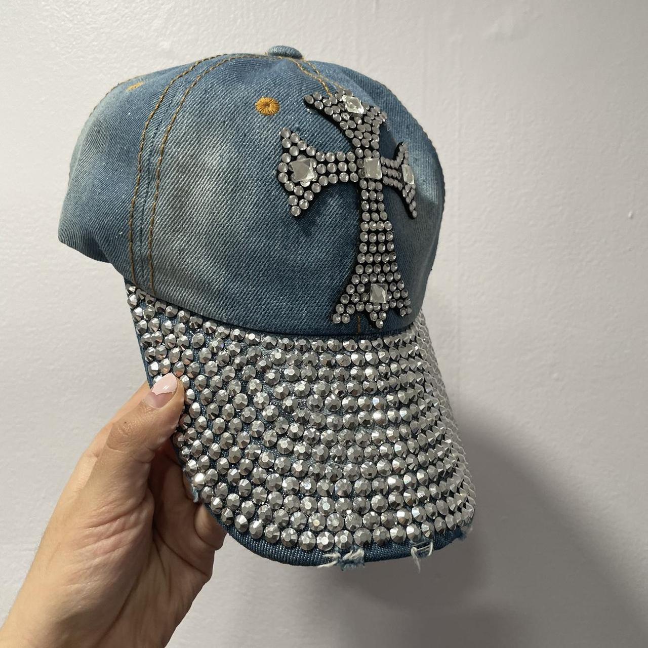 indigo soul y2k mcbling hat ⚜️💋 condition: like new,... - Depop