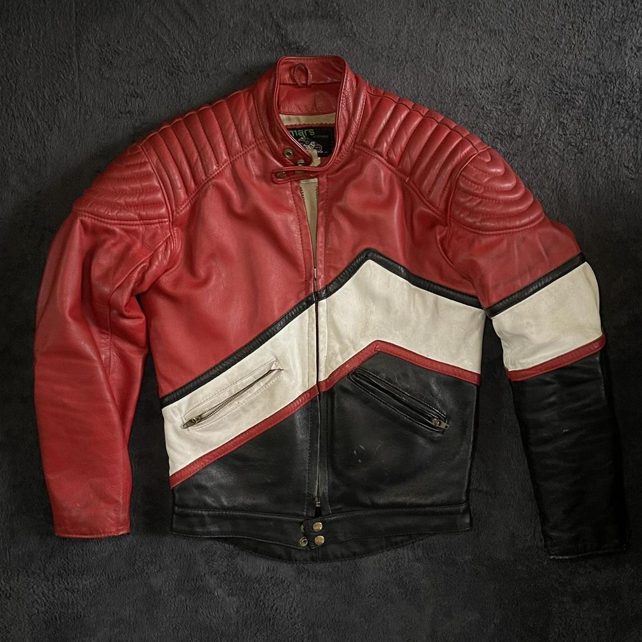 vintage MARS genuine australian leather jacket. used... - Depop