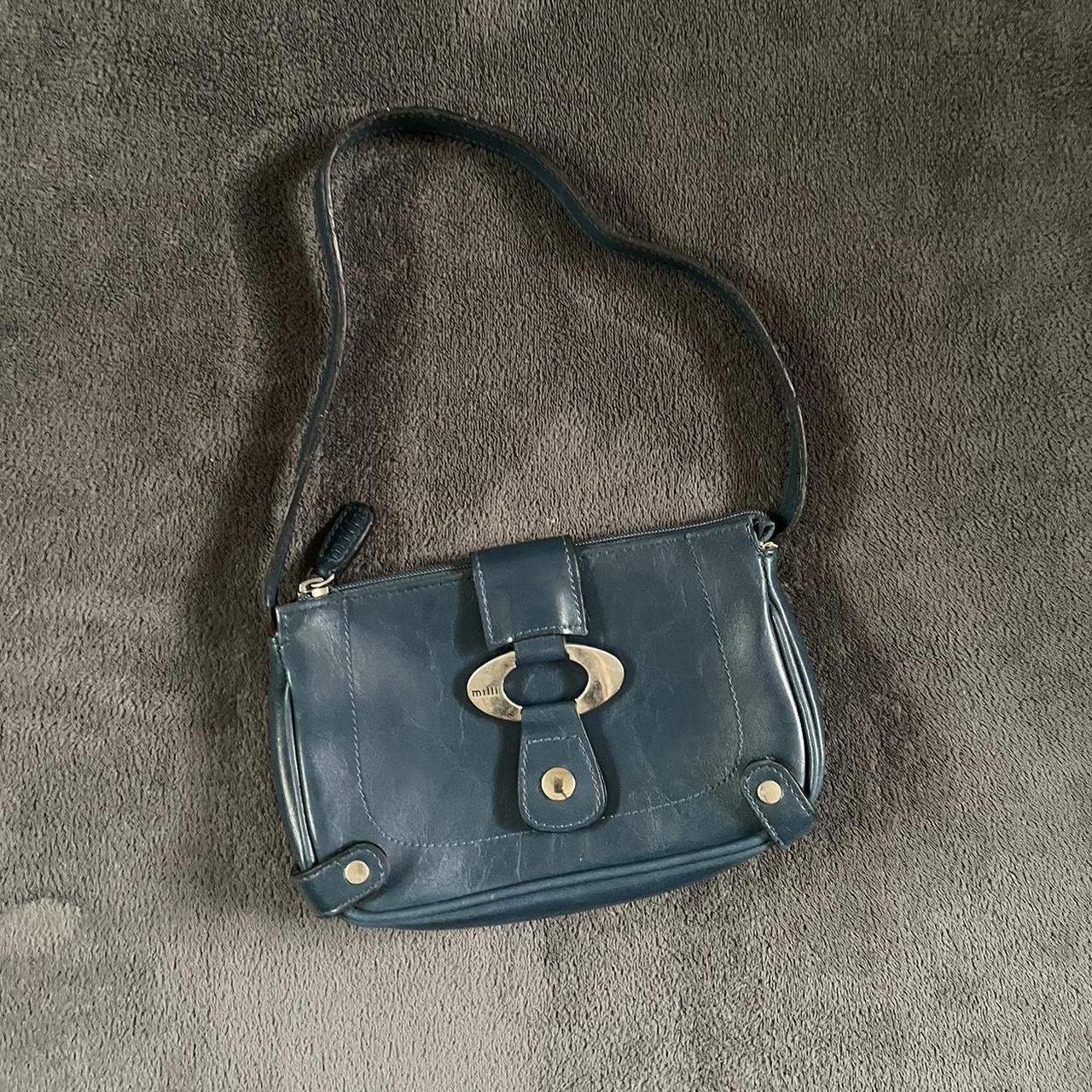 Vintage XS Blue Milli Shoulder Bag ( perfect... - Depop