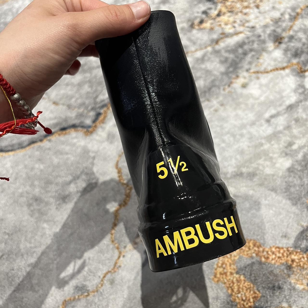 Never used AMBUSH CONVERSE ALL STAR COLAB BLACK size... - Depop