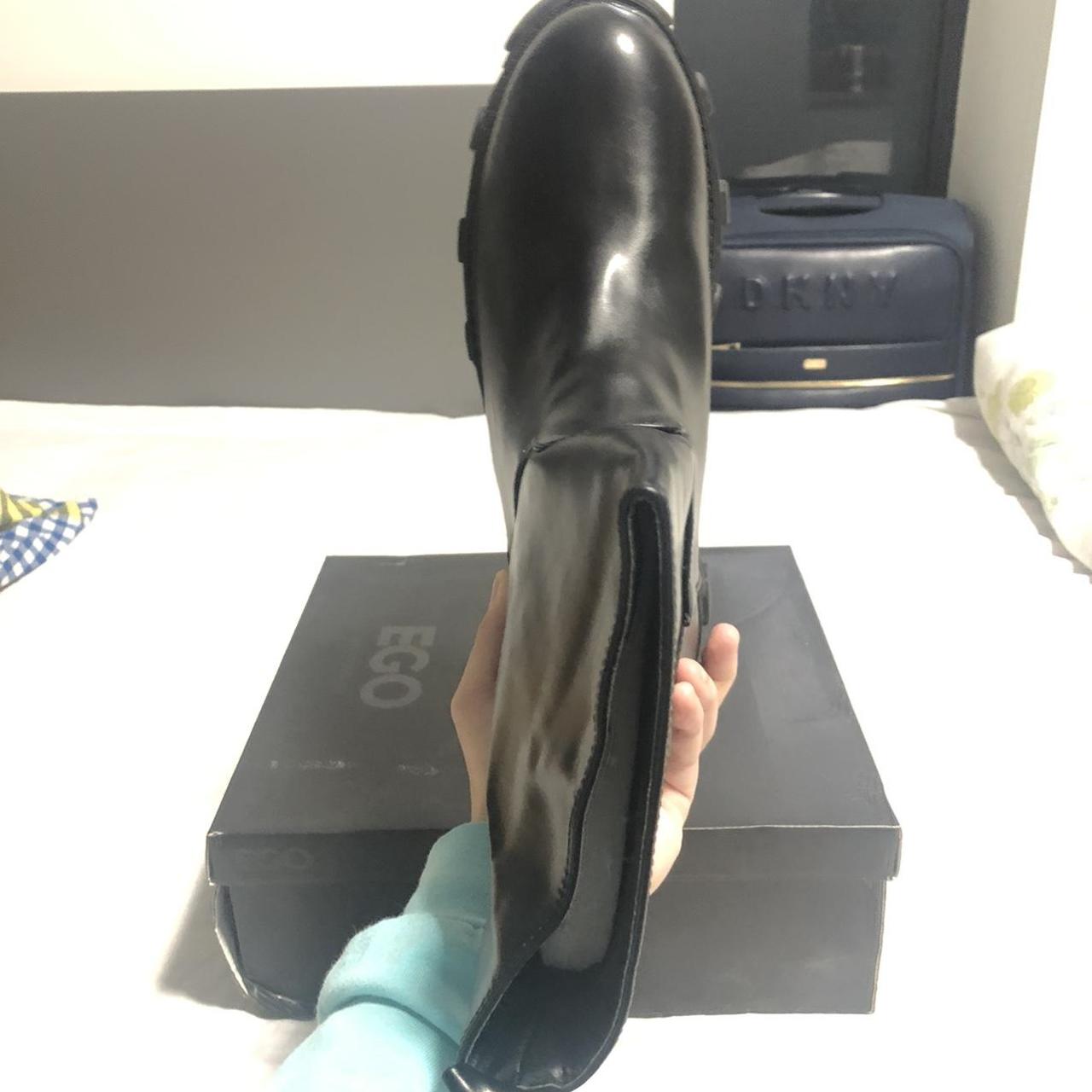 { EGO BLACK MINI WELLINGTON BOOTS } 🔎 10/10... - Depop