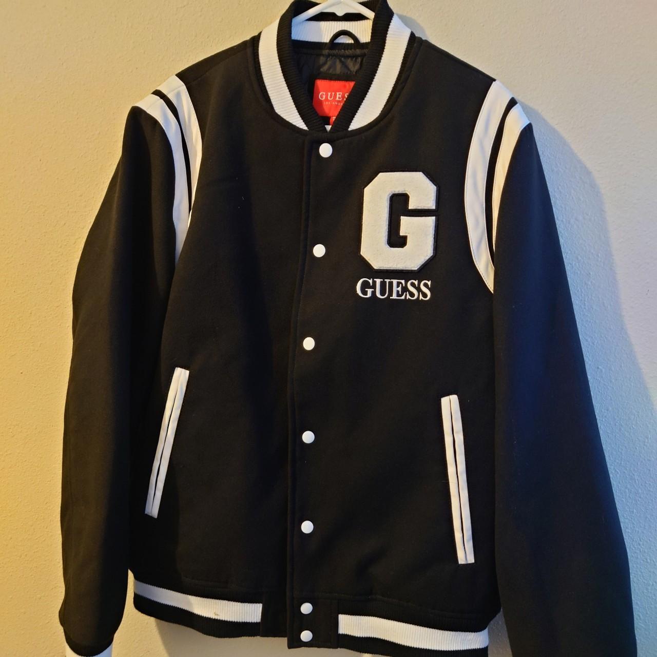 Men's Guess Los Angeles Varsity Jacket still in... - Depop