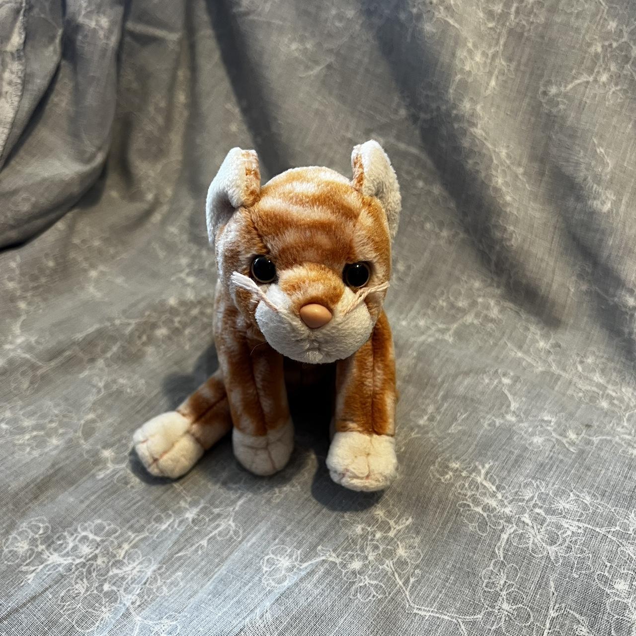 Ty beanie babies Amber kitten Orange and white