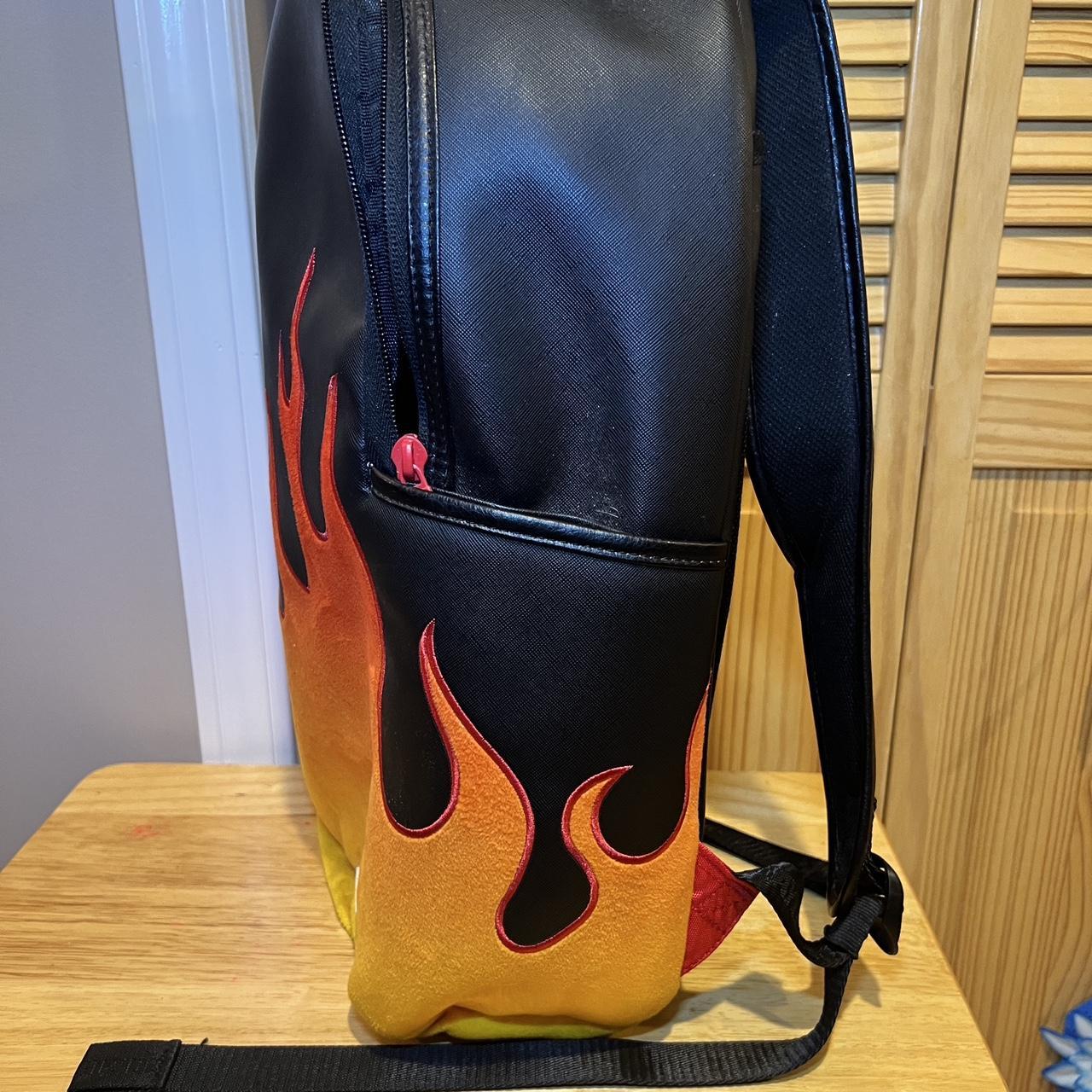 Sprayground Fire Backpack - Depop
