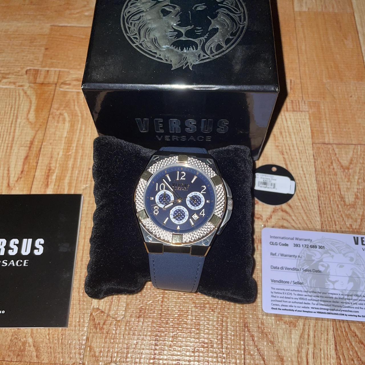 Versus Versace Watch! Navy Strap & Navy face.... - Depop