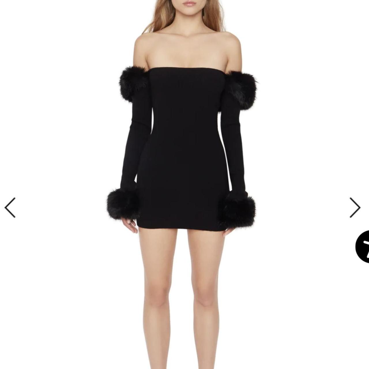 Danielle Guizio Women's Black Dress | Depop