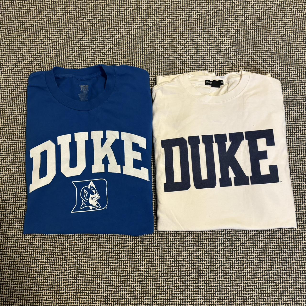 Vintage Duke Blue Devils collegiate (white XL... - Depop