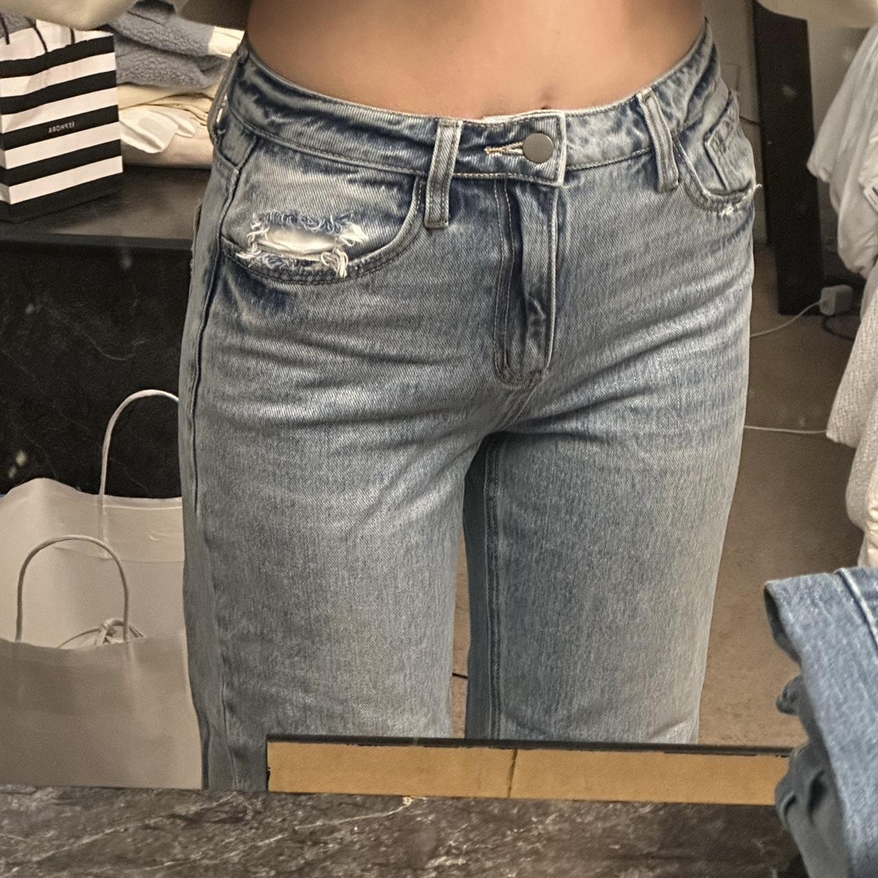 Altar’d state jeans, size 25. I am 5’6 and they fall... - Depop