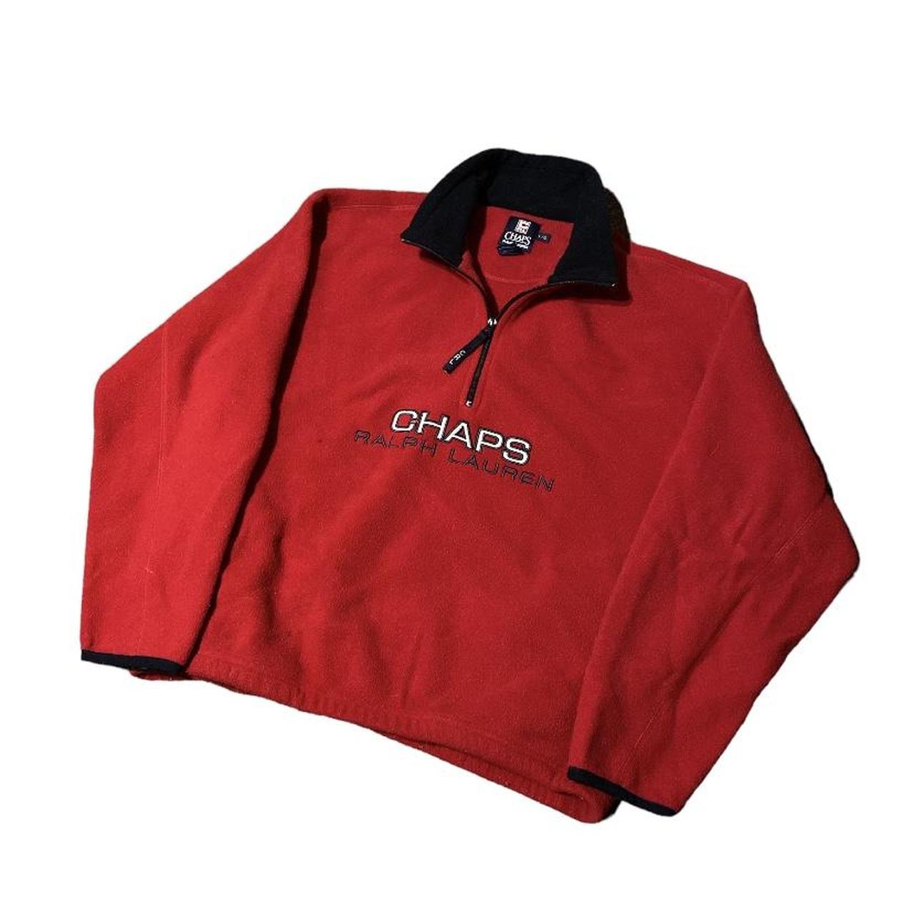 CHAPS RALPH LAUREN QUARTERZIP size LARGE | color is... - Depop