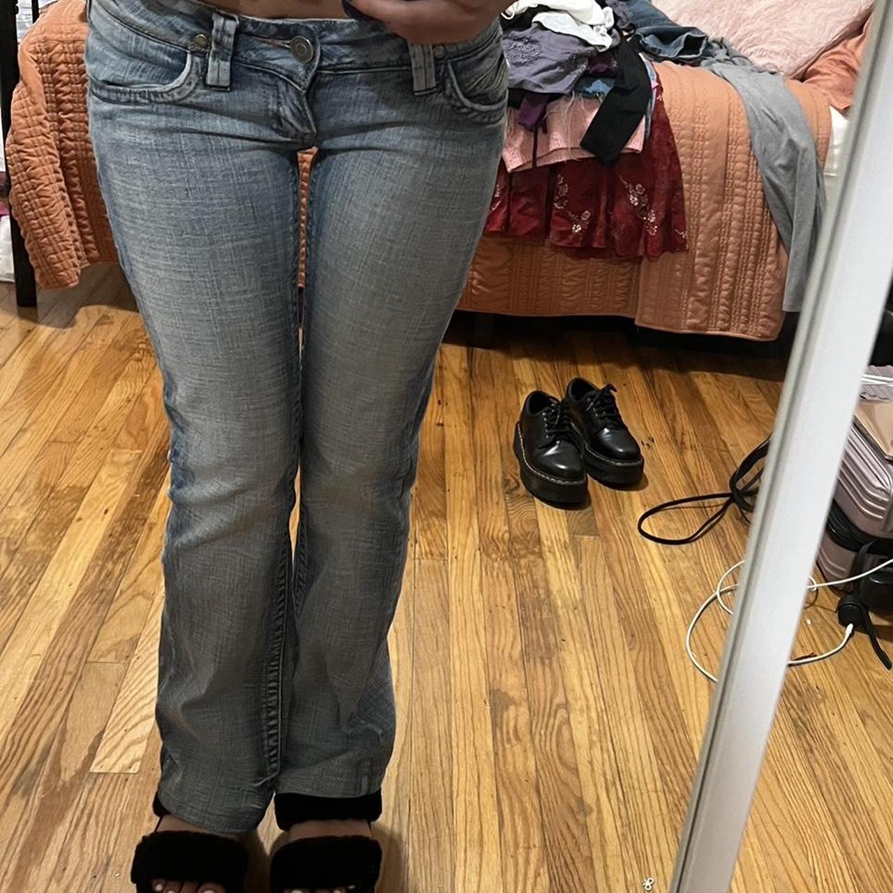 Low waisted HYDRUALIC, super cool light wash color.... - Depop