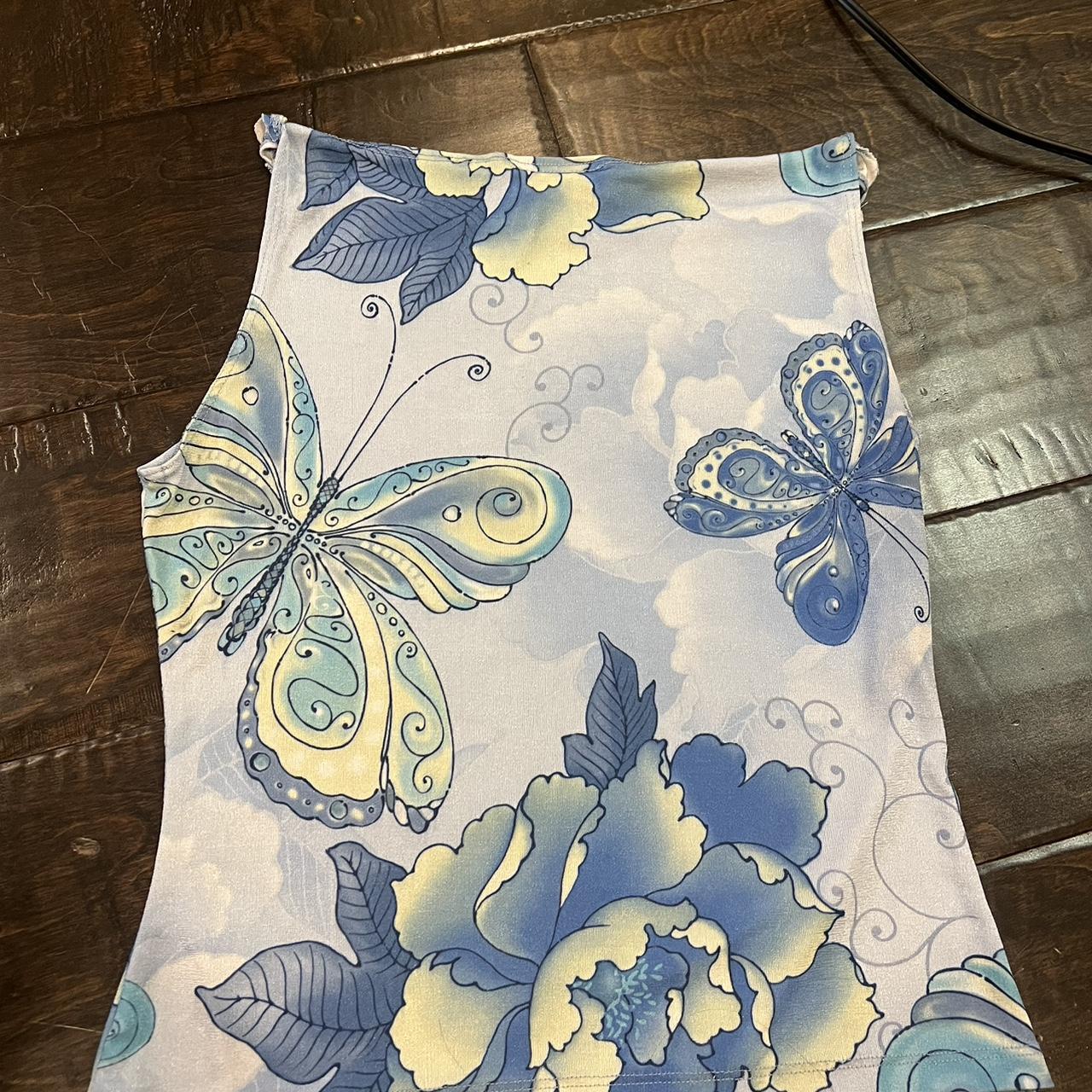 cute eye candy tank fits S-M last pic is reference... - Depop