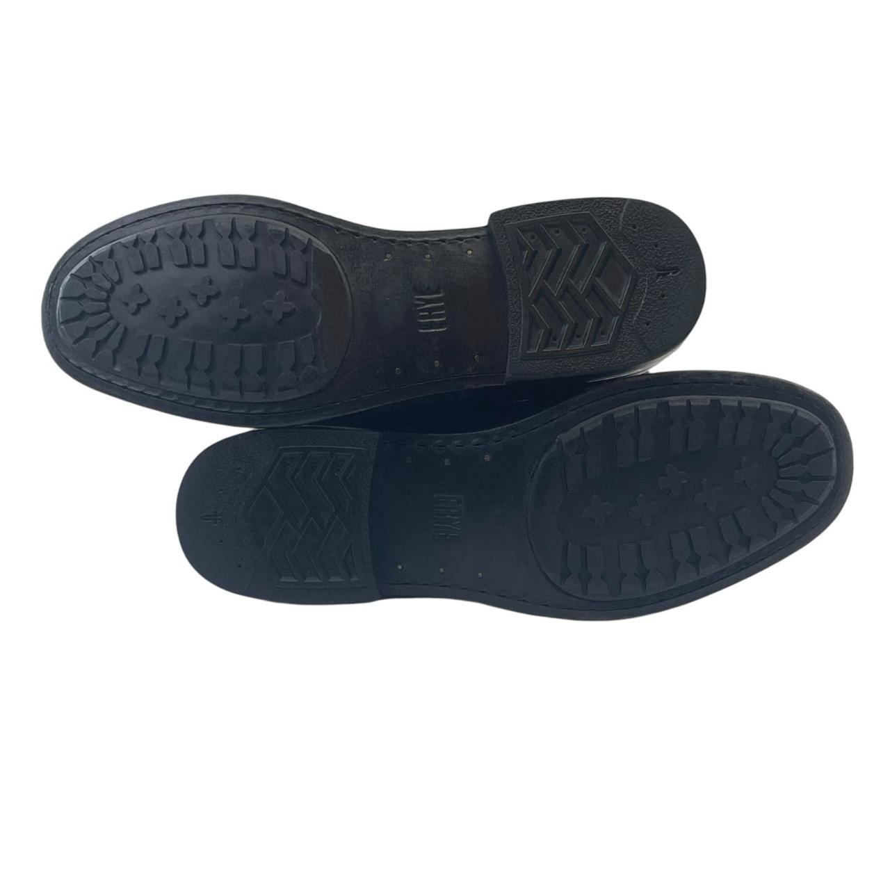 Frye Tyler Black Leather Ankle Boots Womens Size 8... - Depop