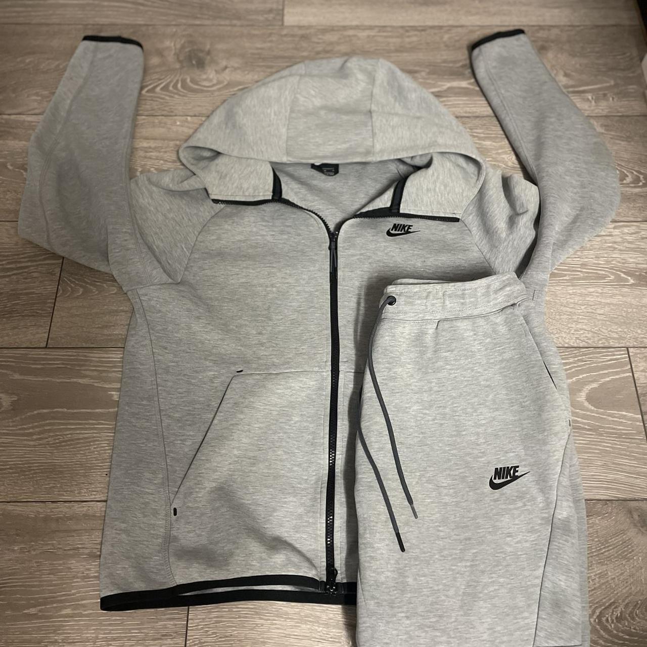 Grey old season Nike tech fleece #Nike #Grey... - Depop