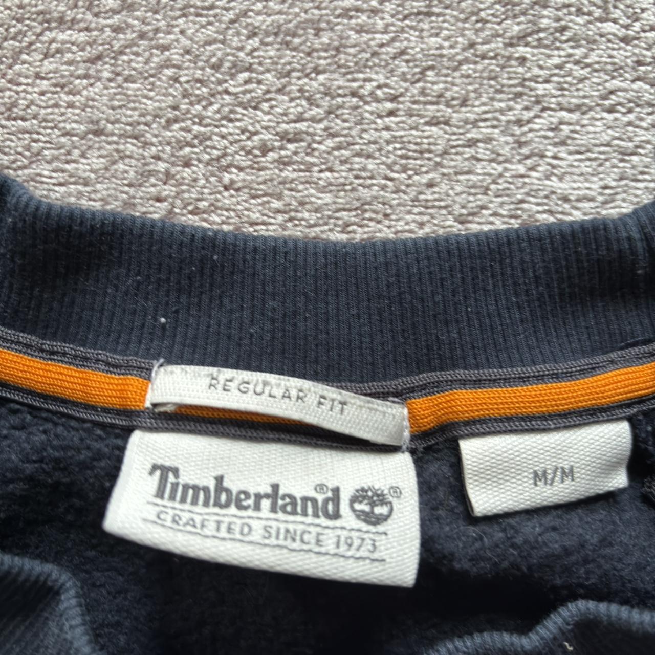 NAVY TIMBERLAND JUMPER MENS - Depop