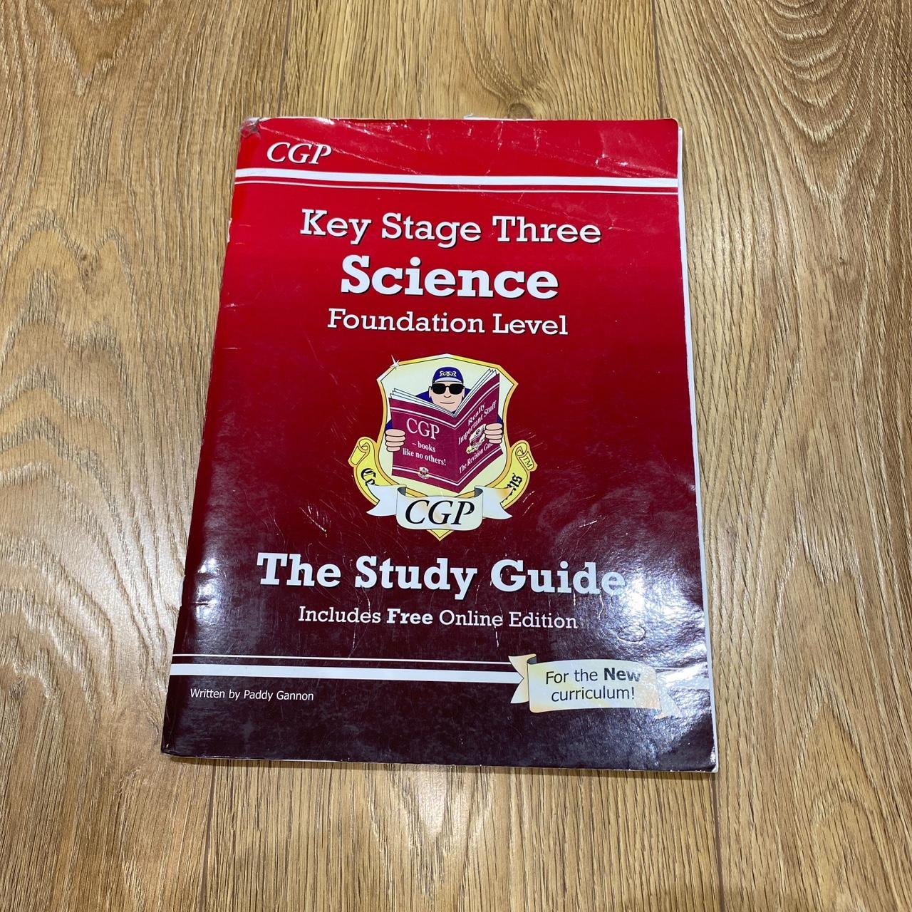 CGP Key stage 3 science foundation level study guide... - Depop