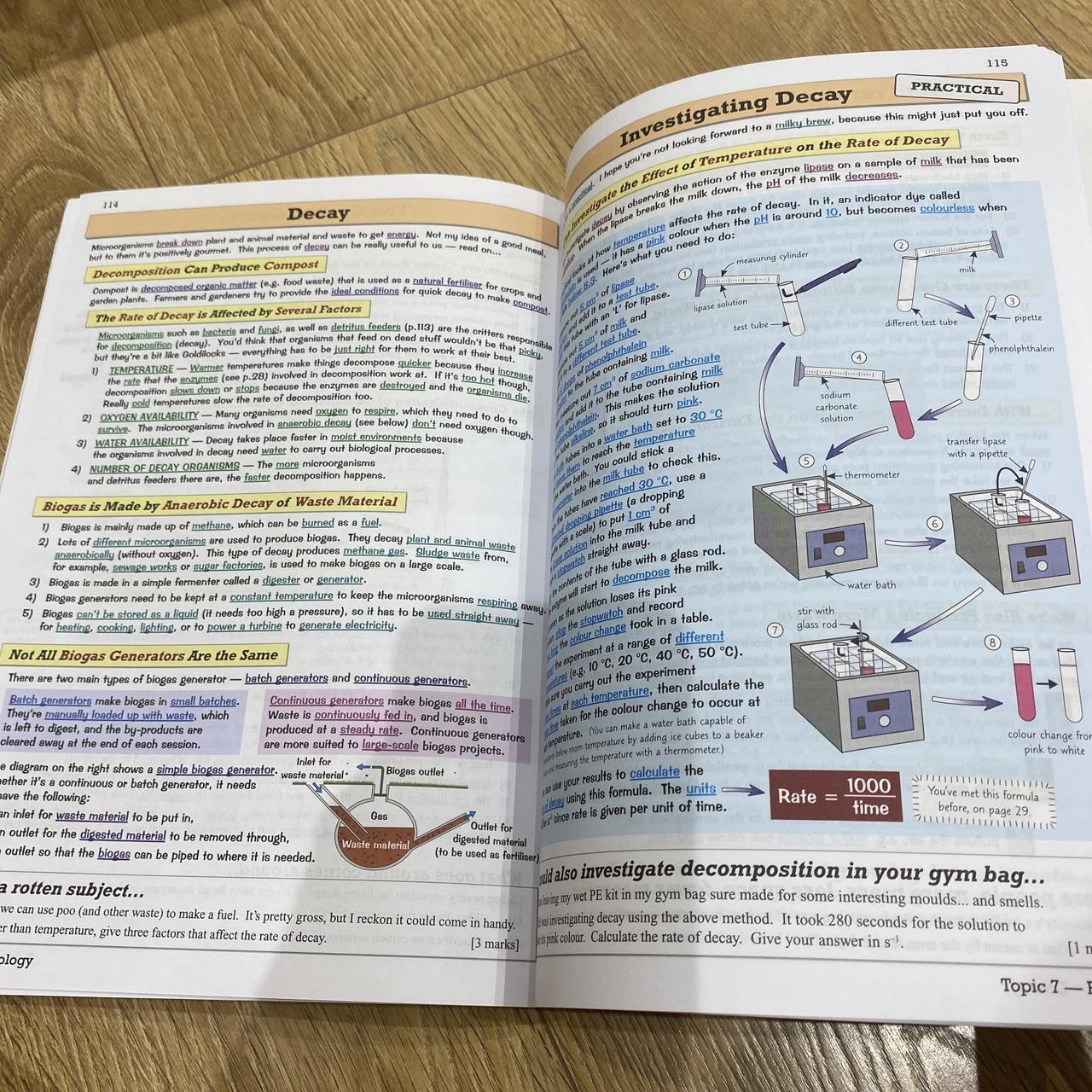 CGP AQA gcse biology revision guide textbook... - Depop