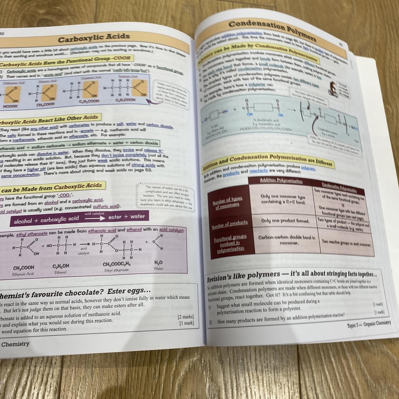 CGP AQA gcse chemistry revision guide textbook... - Depop
