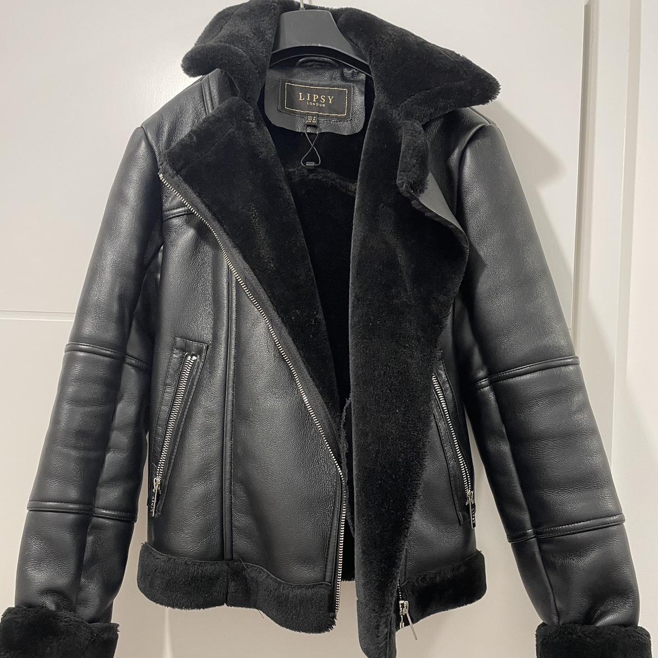 Lipsy aviator jacket - size 4 - Depop