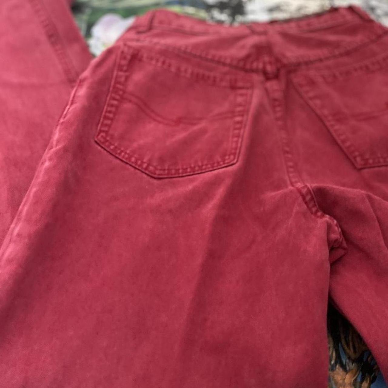 American Vintage Women's Red Jeans | Depop