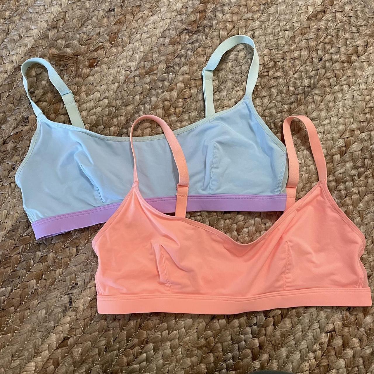 parade bralette bundle - bright neon coral and color... - Depop