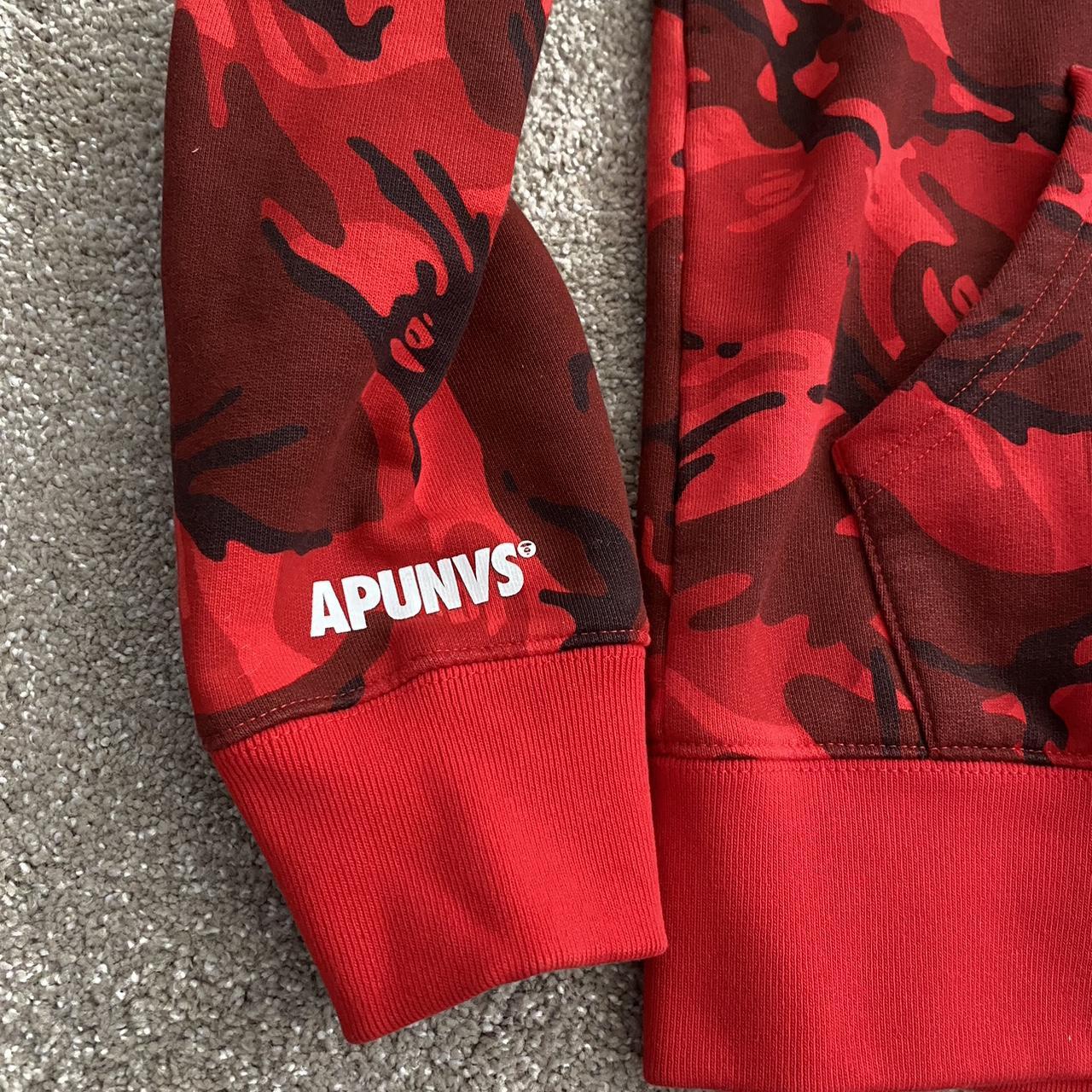 AAPE UNIVERSE by A Bathing Ape Red Bape Camo Men’s... - Depop