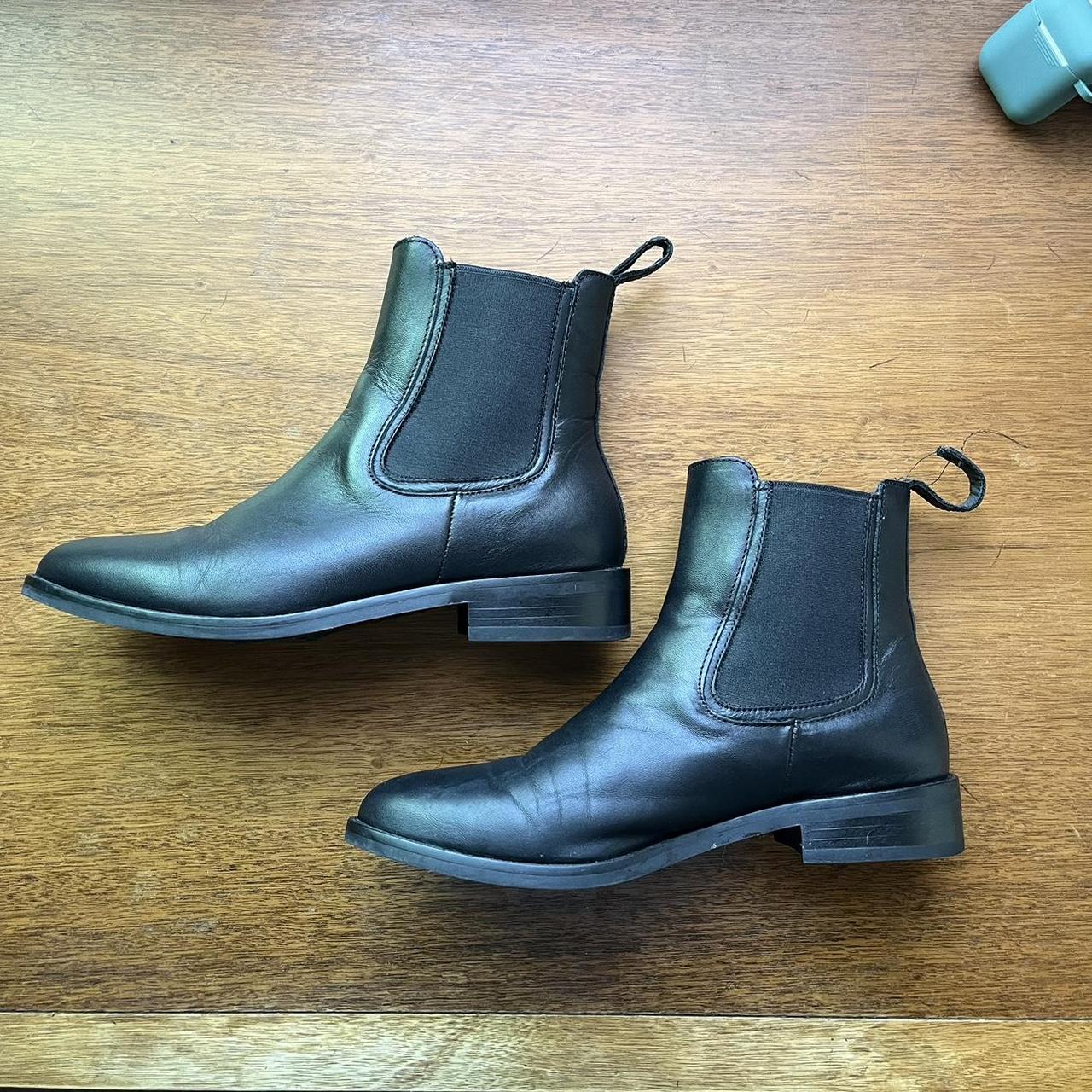 Thursday Boot Co Duchess Boot Size 8 in black Loop... - Depop