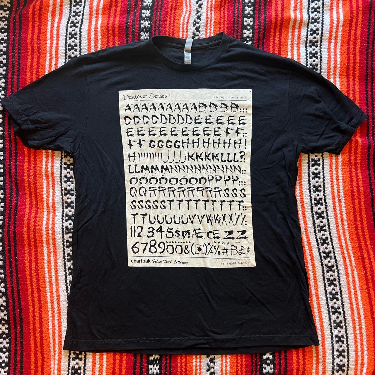CHARTPAL - LIZABETH BRENNER - LZH1 - FONT SHIRT... - Depop