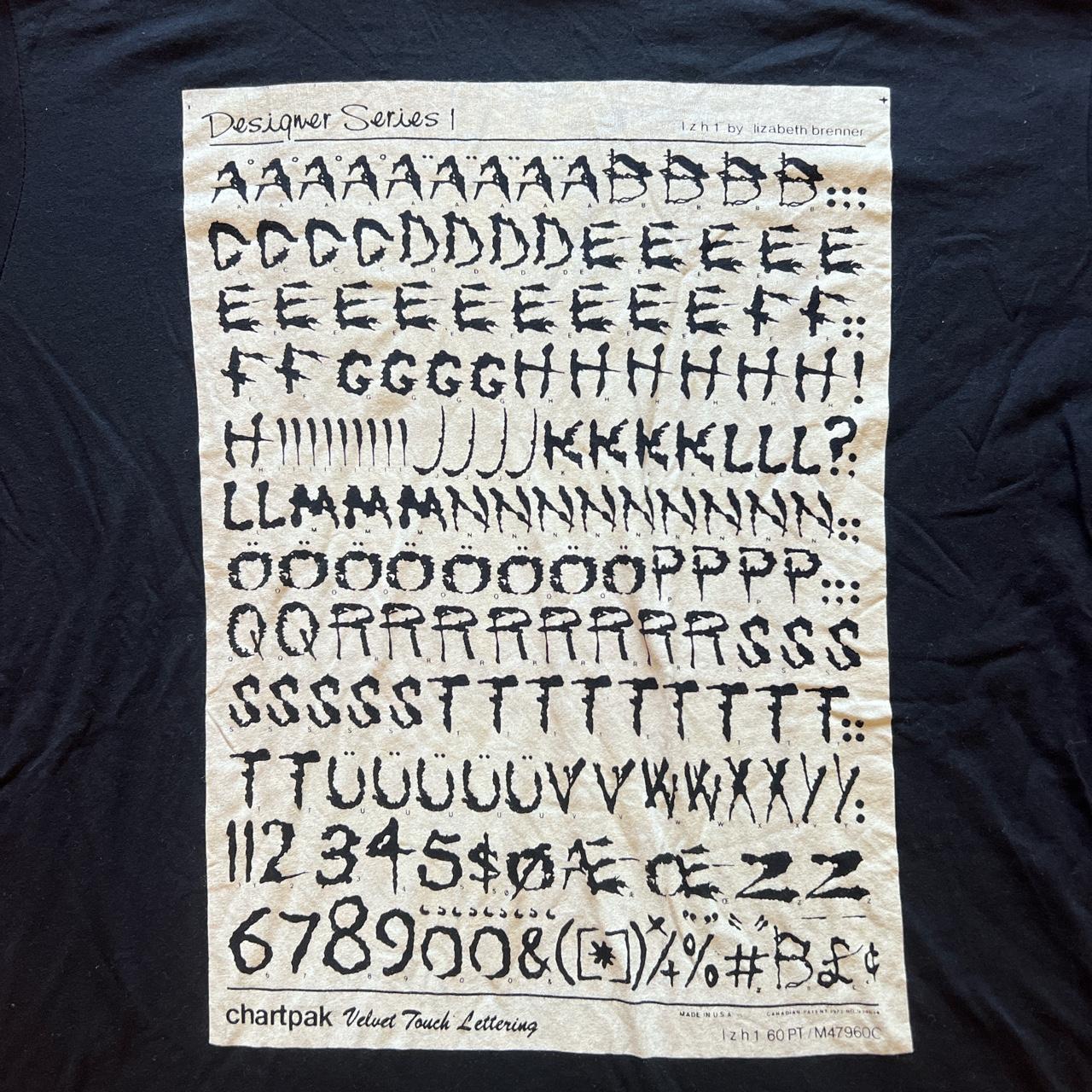 CHARTPAL - LIZABETH BRENNER - LZH1 - FONT SHIRT... - Depop