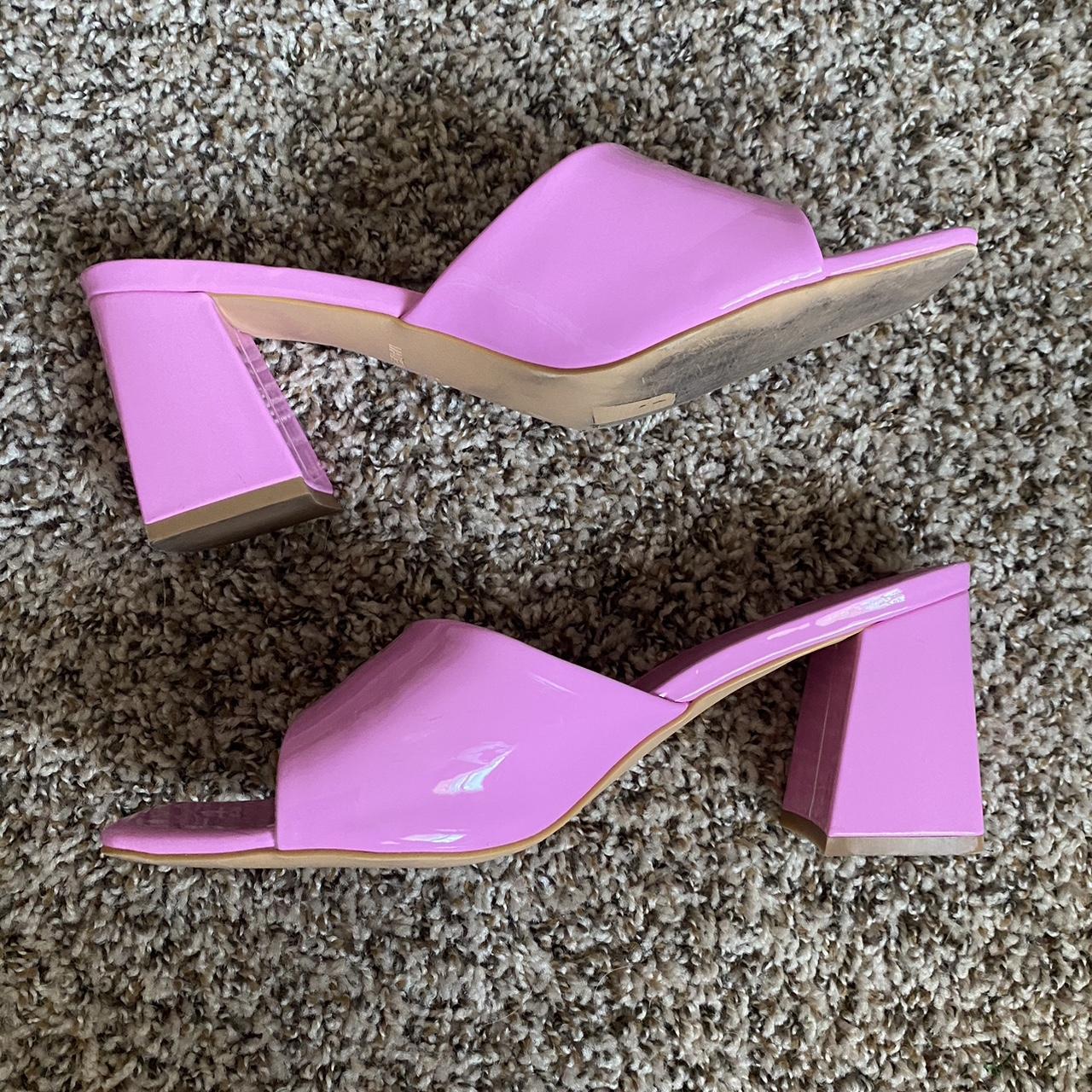 PRINCESS POLLY PINK HEELS ️ size is a women’s 10... - Depop
