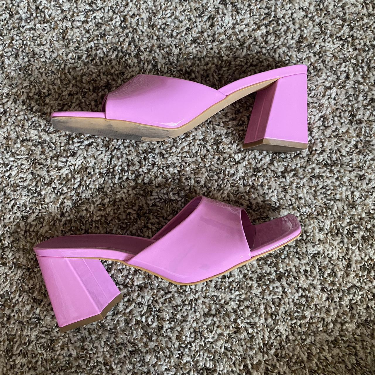 PRINCESS POLLY PINK HEELS ️ size is a women’s 10... - Depop