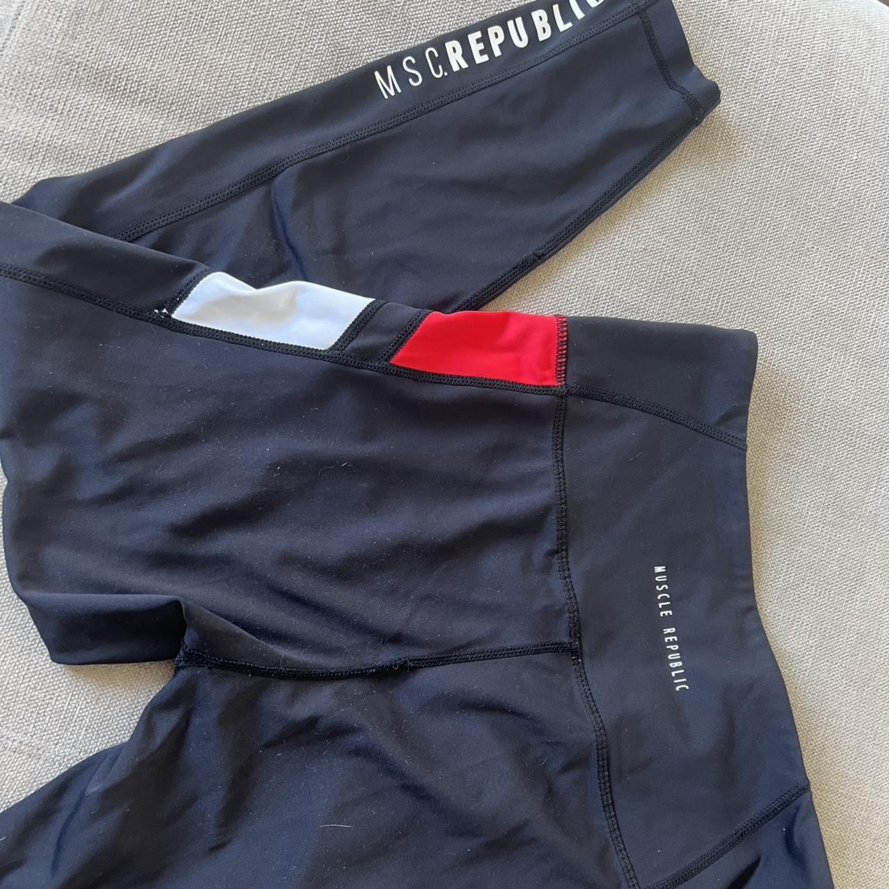 Muscle Republic activewear tights Size M Good... - Depop