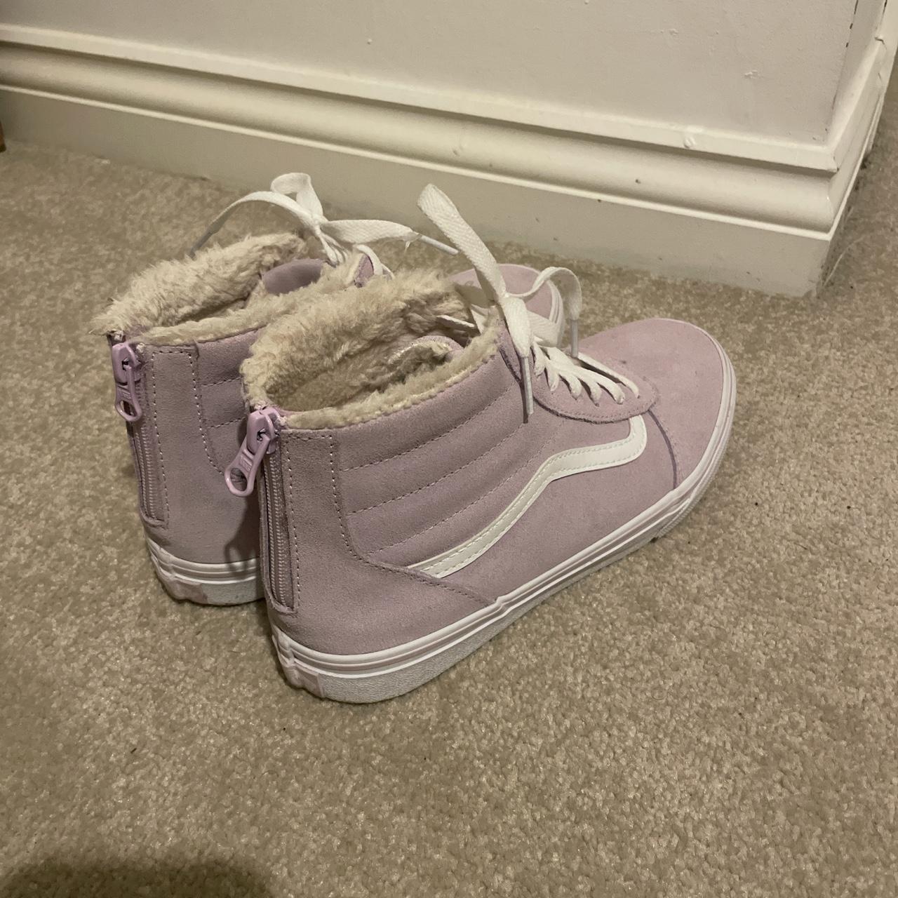 Lilac vans Worn twice #vans #womens #trainers - Depop