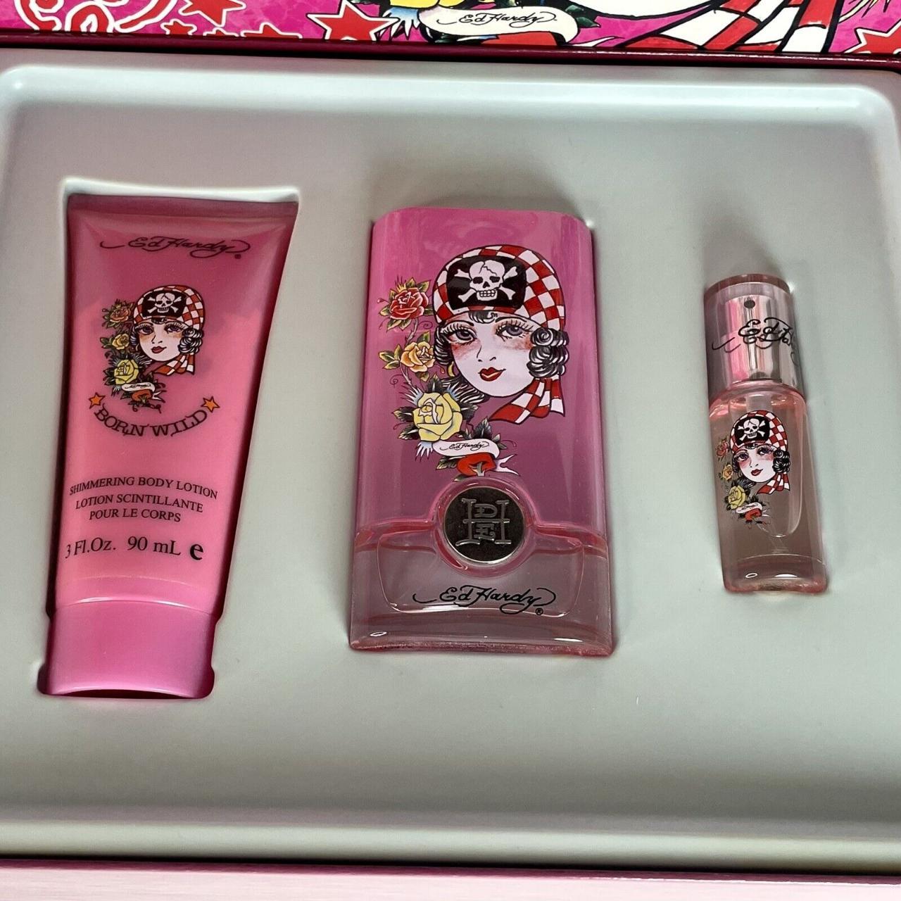 BORN WILD By Ed Hardy 3 pcs Gift Set 1.7oz + 0.25 oz... - Depop