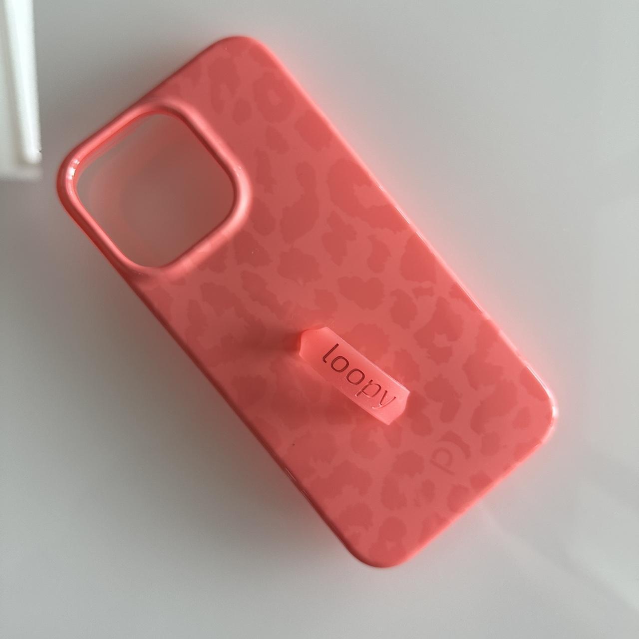 iPhone 14 pro max coral leopard loopy case! Perfect... - Depop