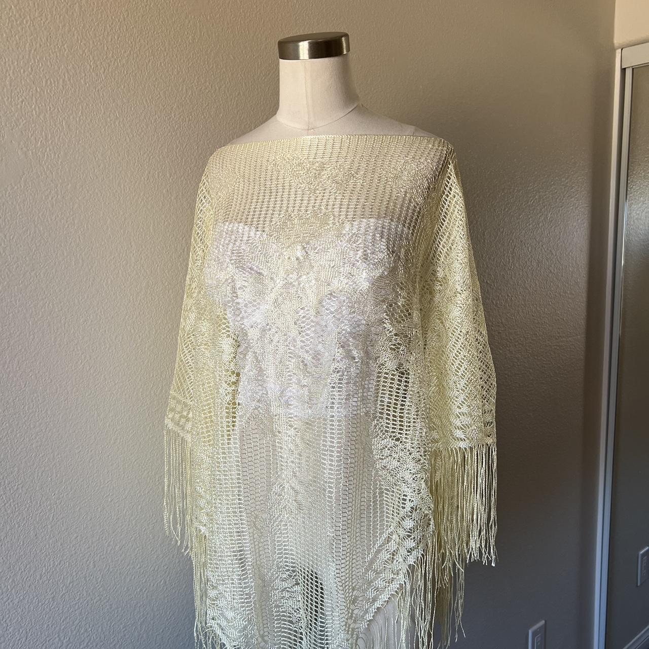 Iconic Crème Bohemian Coverup ⭐️ Size- One size... - Depop