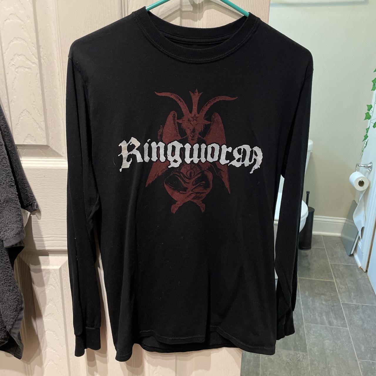 Small ringworm long sleeve shirt. Great condition.... - Depop