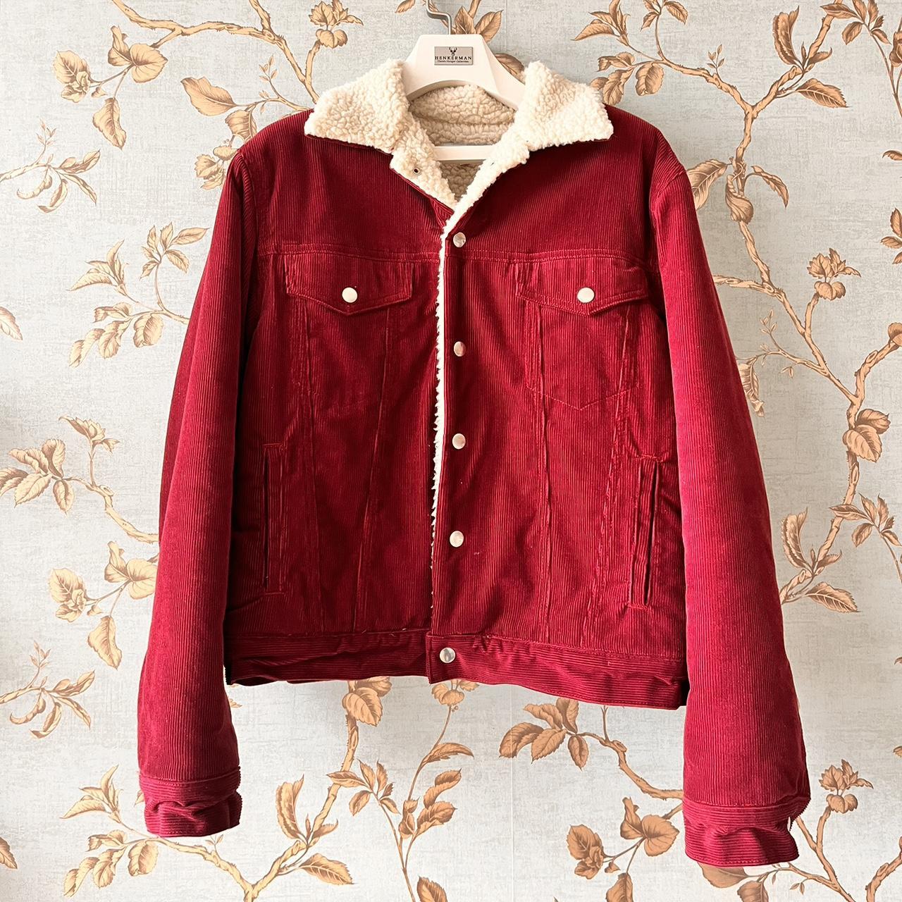 Redone originals maroon corduroy jacket Very thick... - Depop