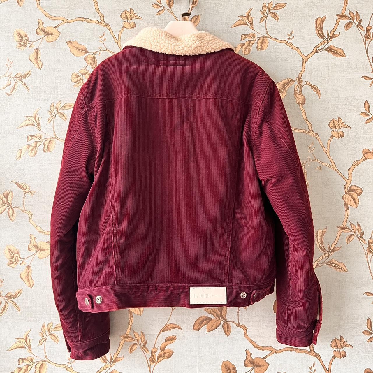 Redone originals maroon corduroy jacket Very thick... - Depop