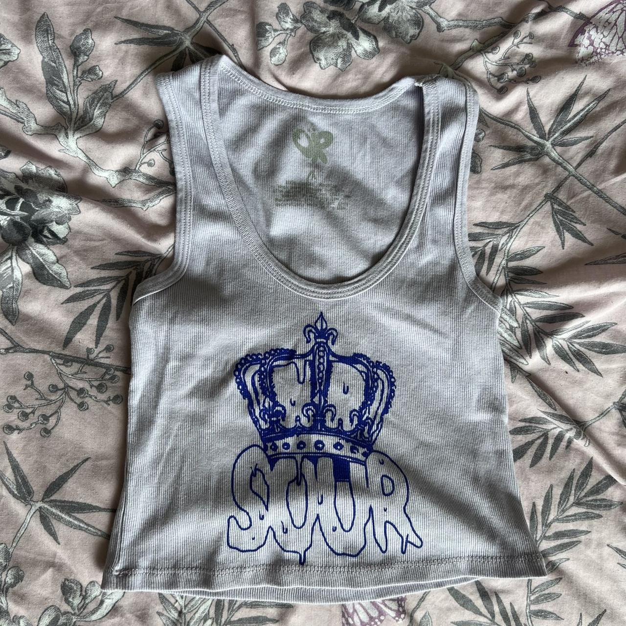 Olivia Rodrigo Sour Prom tank crop top from the... - Depop