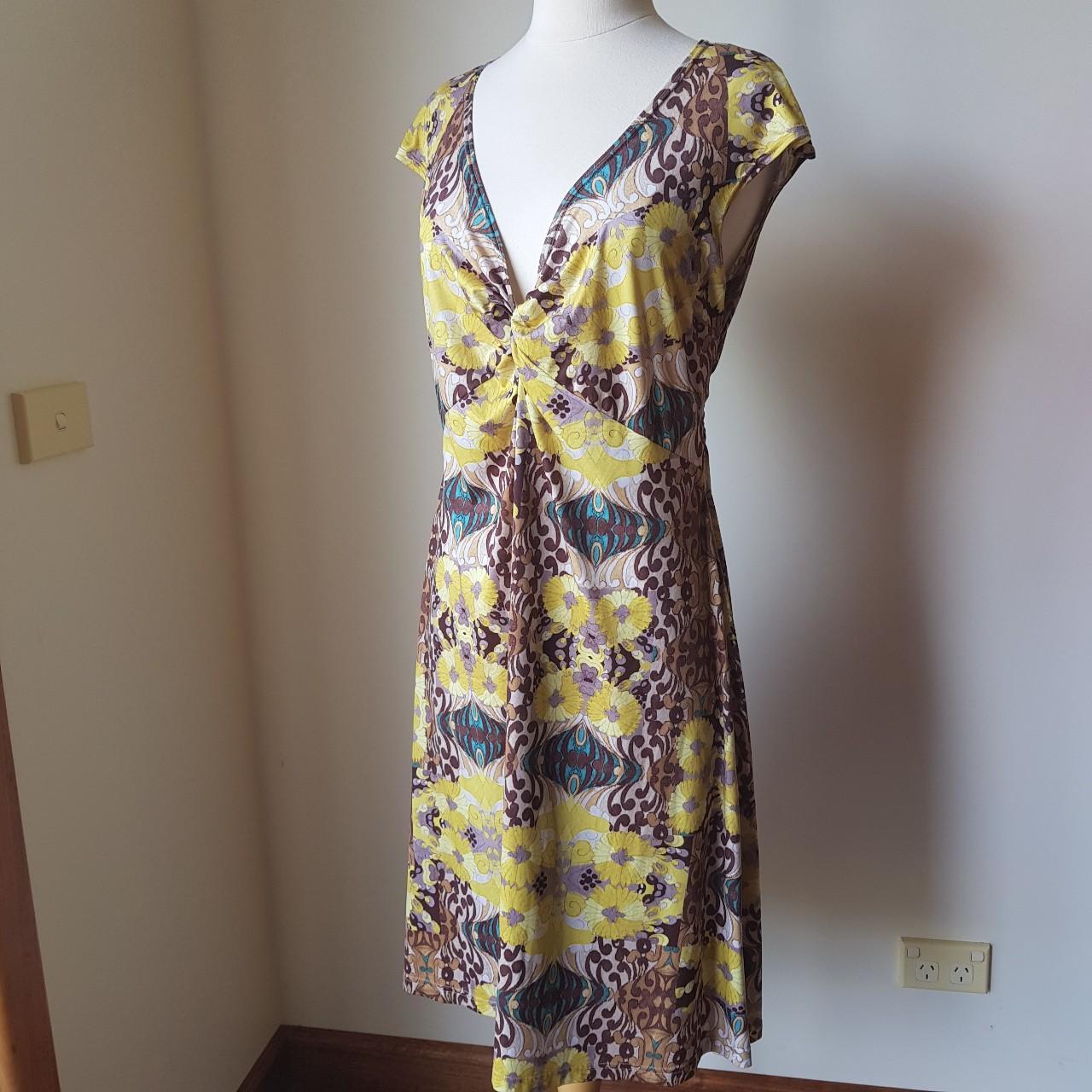 Cute mixed pattern dress by The Ark Australia . • V... - Depop