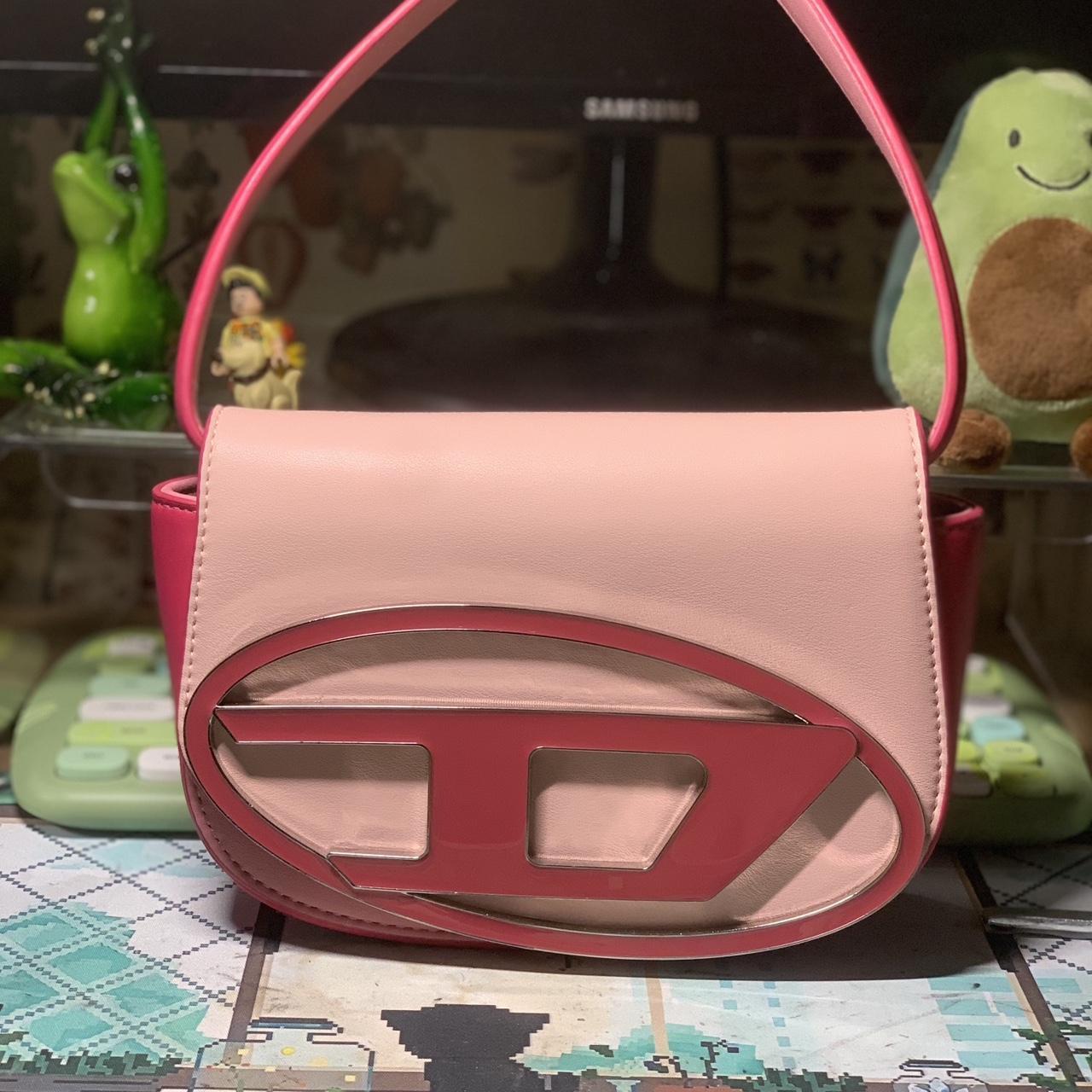 Authentic Pink Diesel HandBag Great Condition Very... - Depop