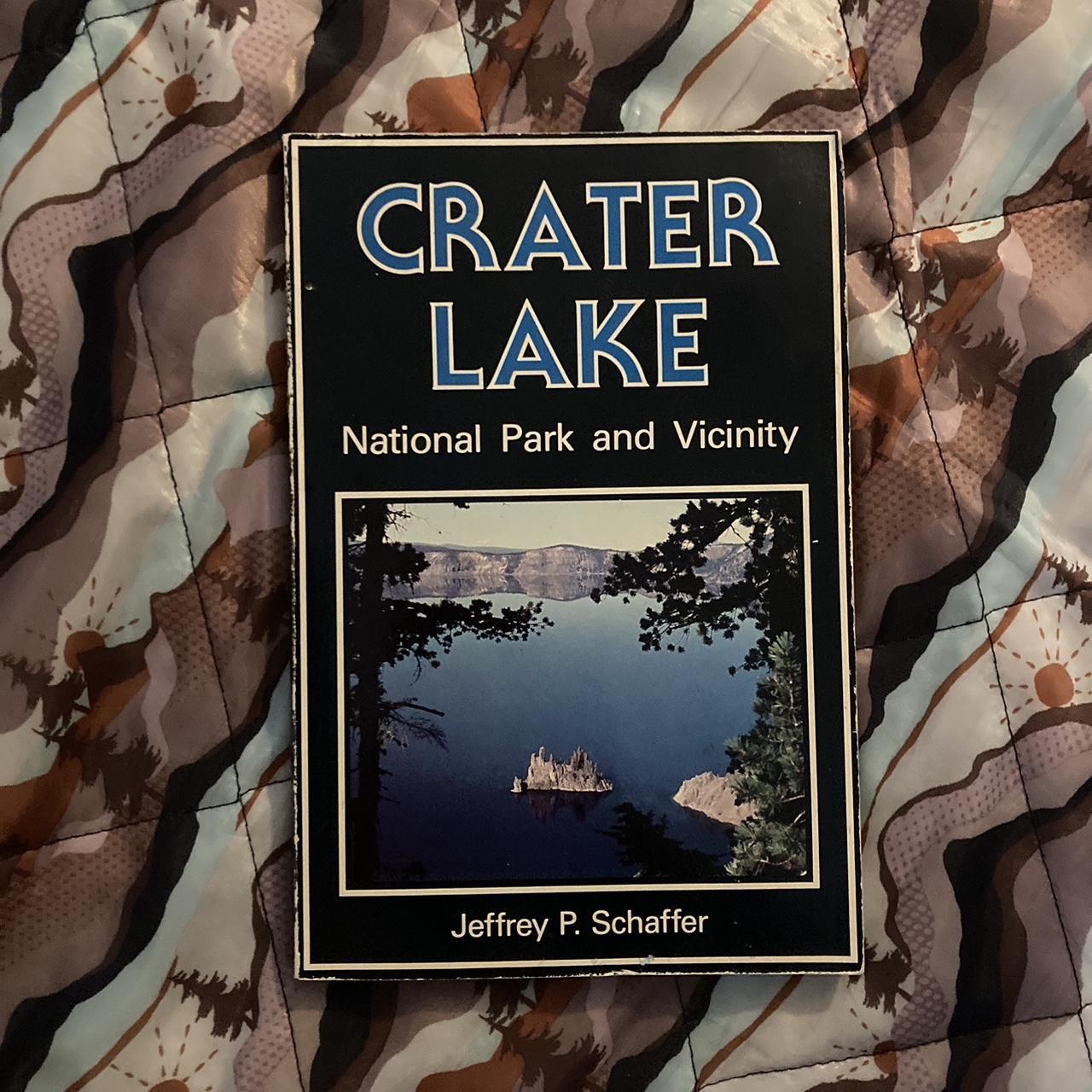 Vintage Crater Lake NP book by Jeffrey P. Schaffer - Depop