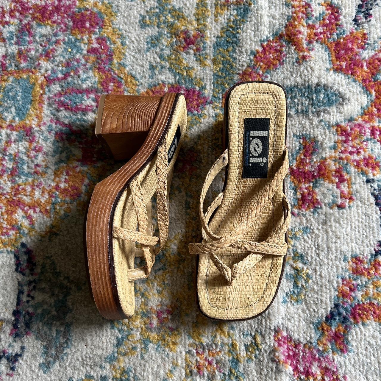 Gorgeous chunky heeled lei heels In good condition,... - Depop