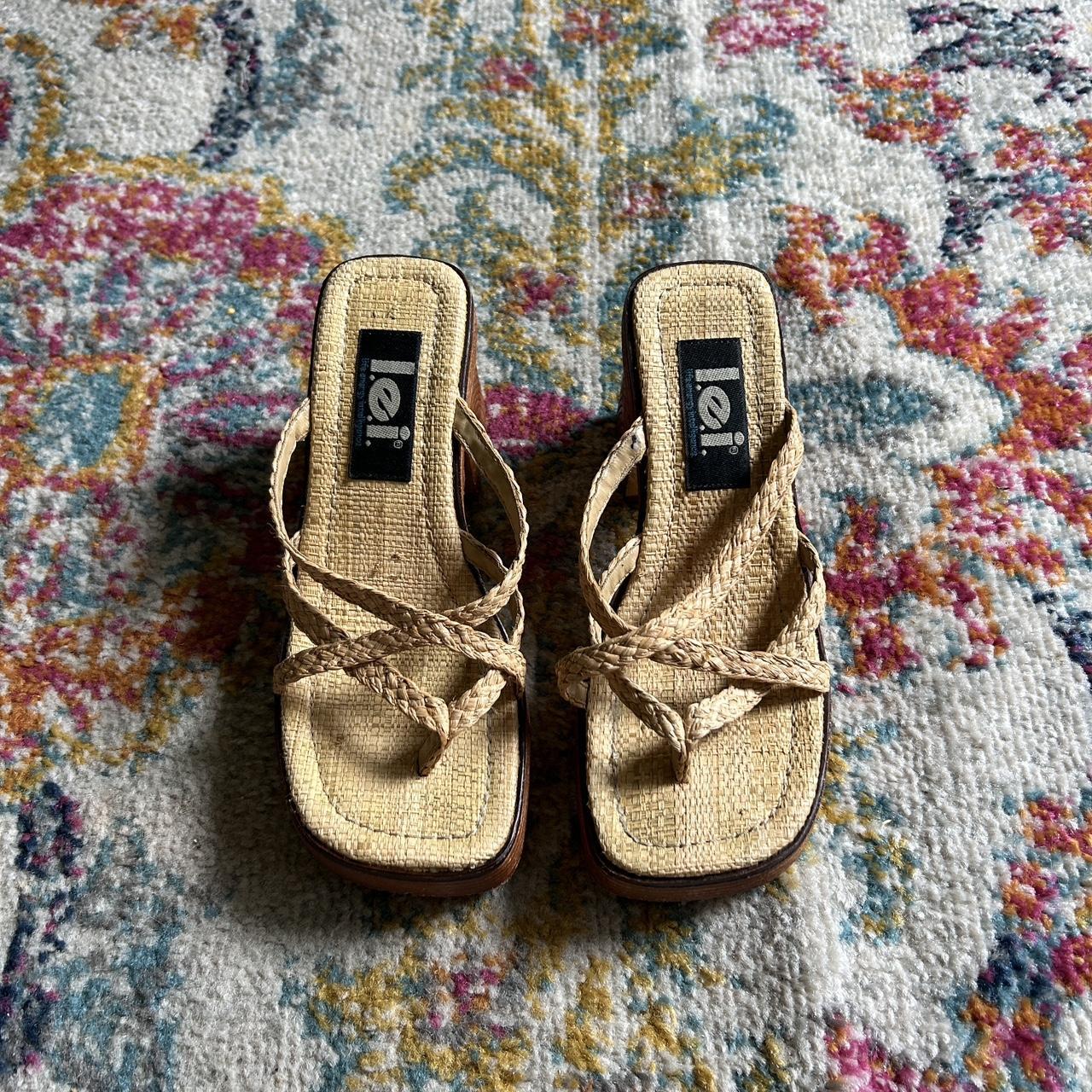 Gorgeous chunky heeled lei heels In good condition,... - Depop