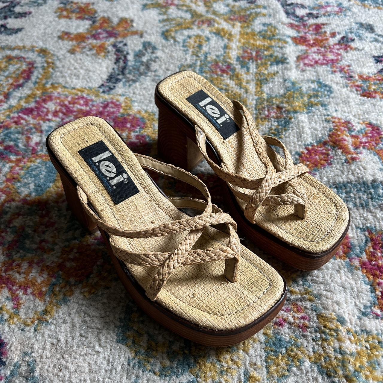 Gorgeous chunky heeled lei heels In good condition,... - Depop