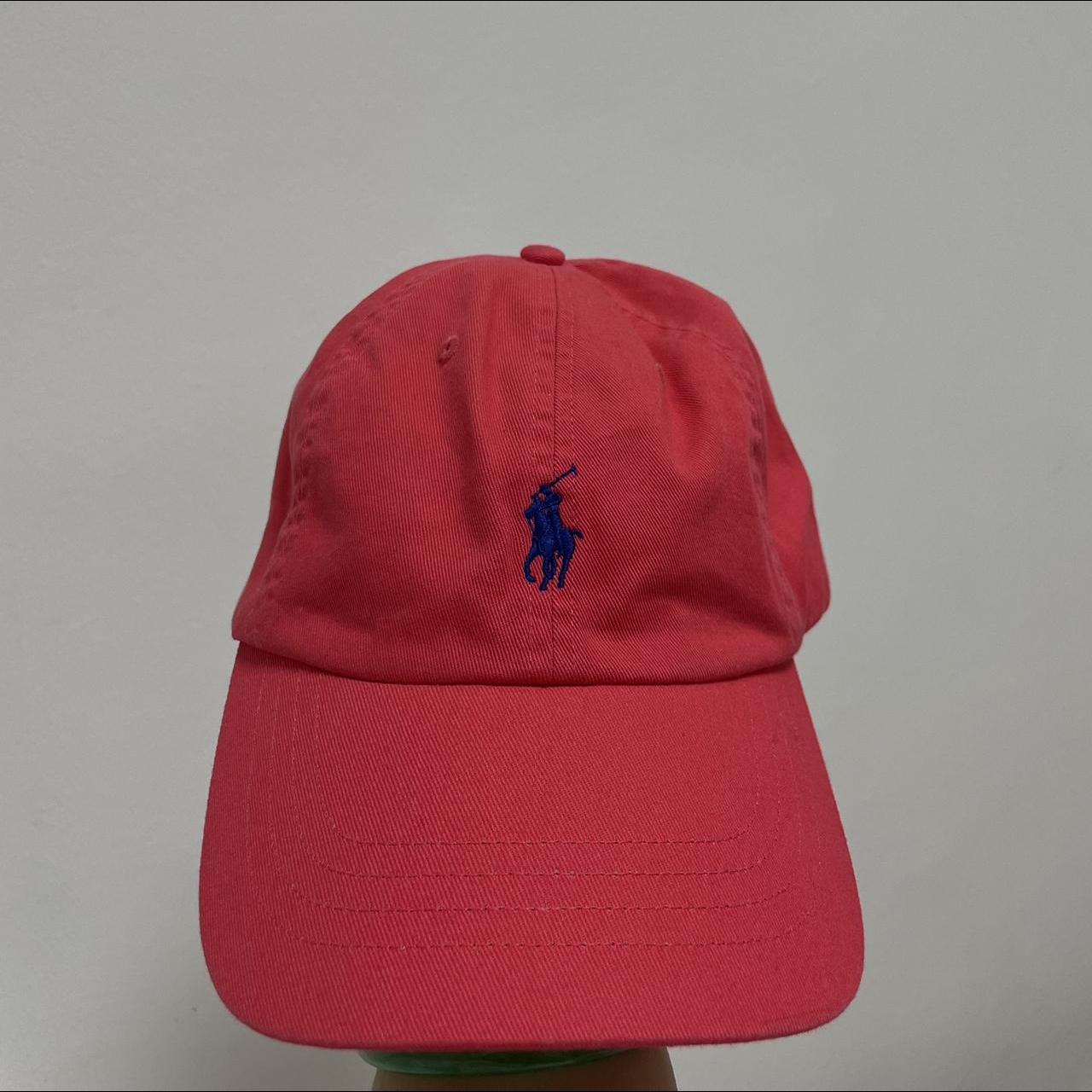 Polo Ralph Lauren Men's Red and Orange Hat | Depop
