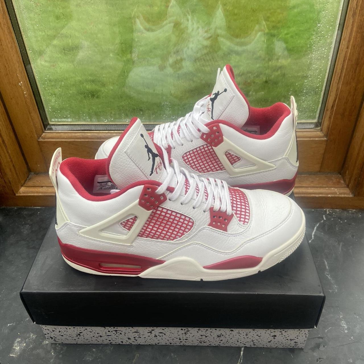 Nike Jordan 4 alternate reds 89 Perfect condition... - Depop