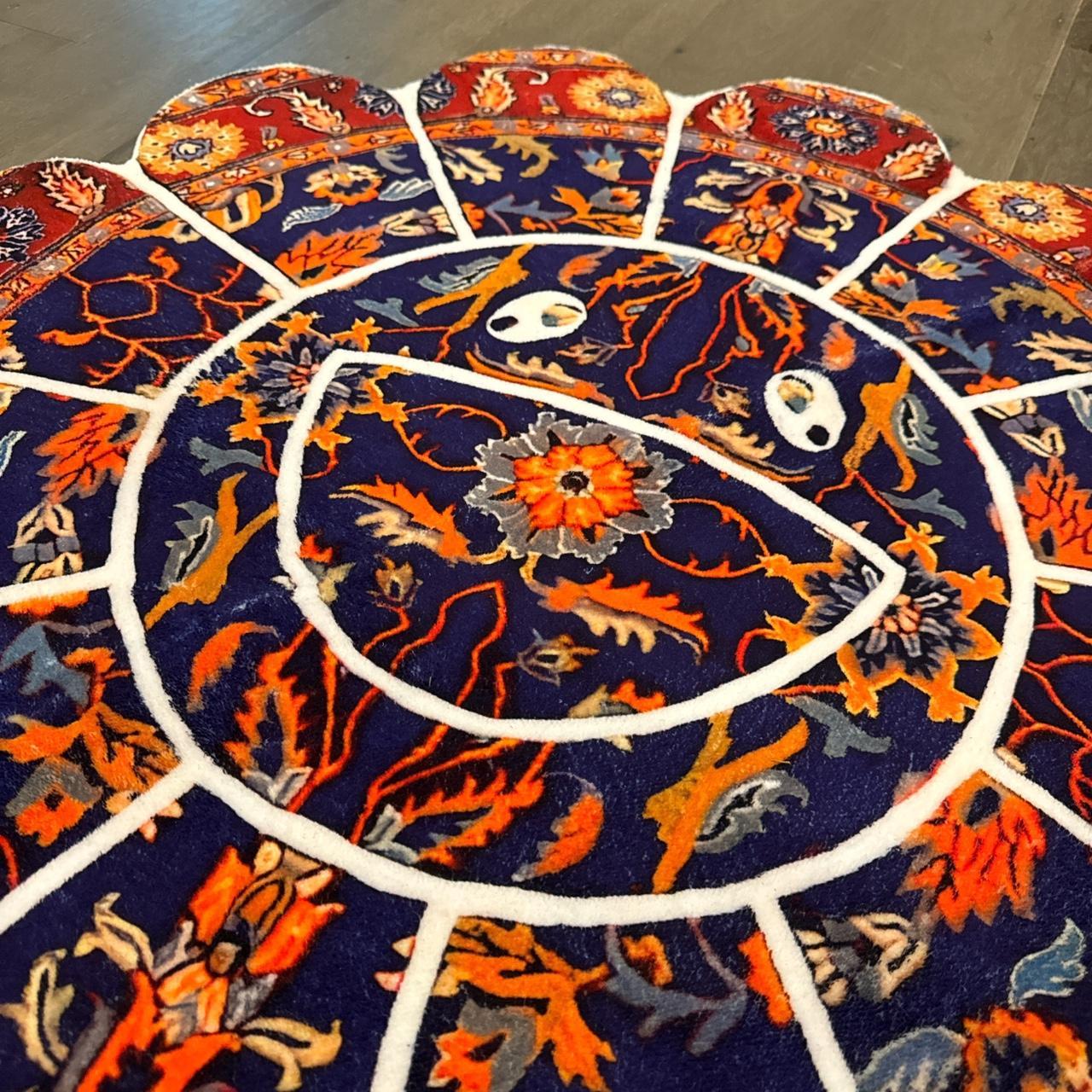 takashi murakami tie dye rug Brand new 3ft by 3ft... - Depop