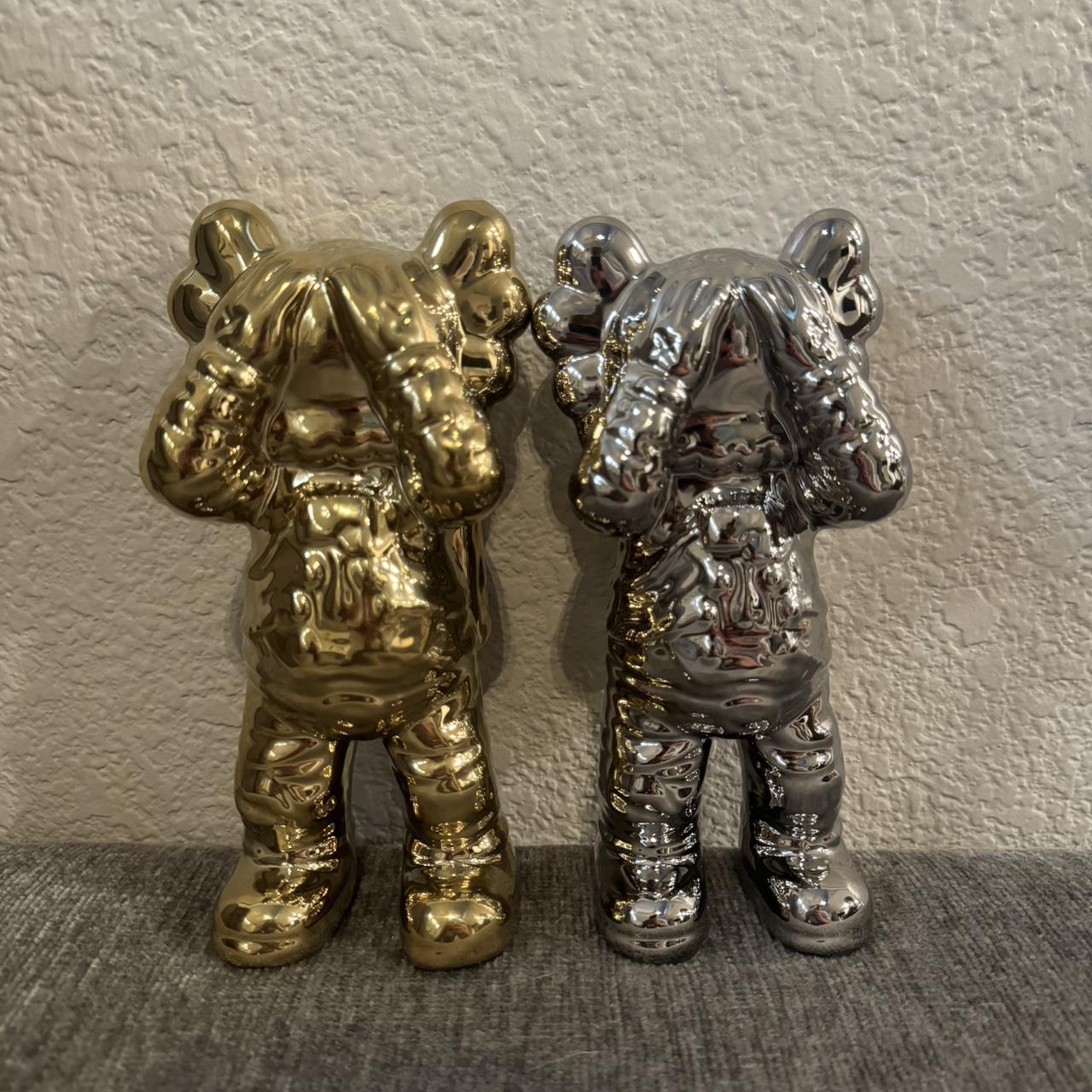 Lot of 2 KAWS figures “7 tall brand new Not real... - Depop