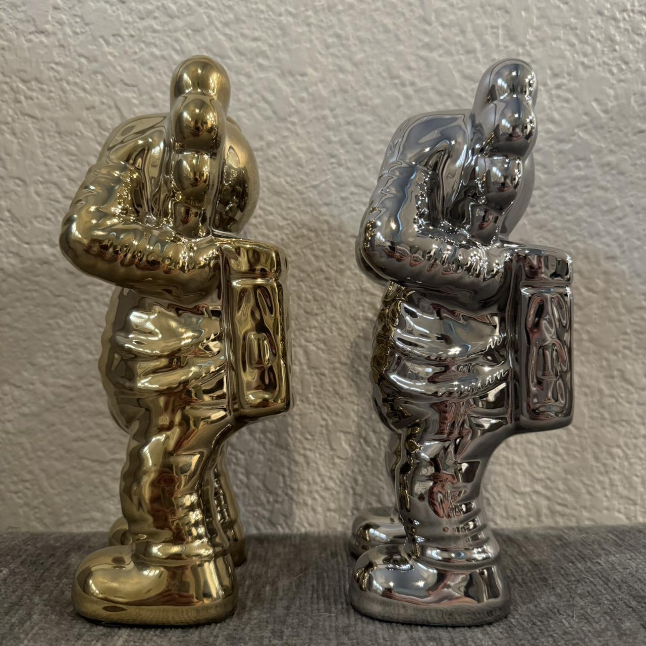 Lot of 2 KAWS figures “7 tall brand new Not real... - Depop